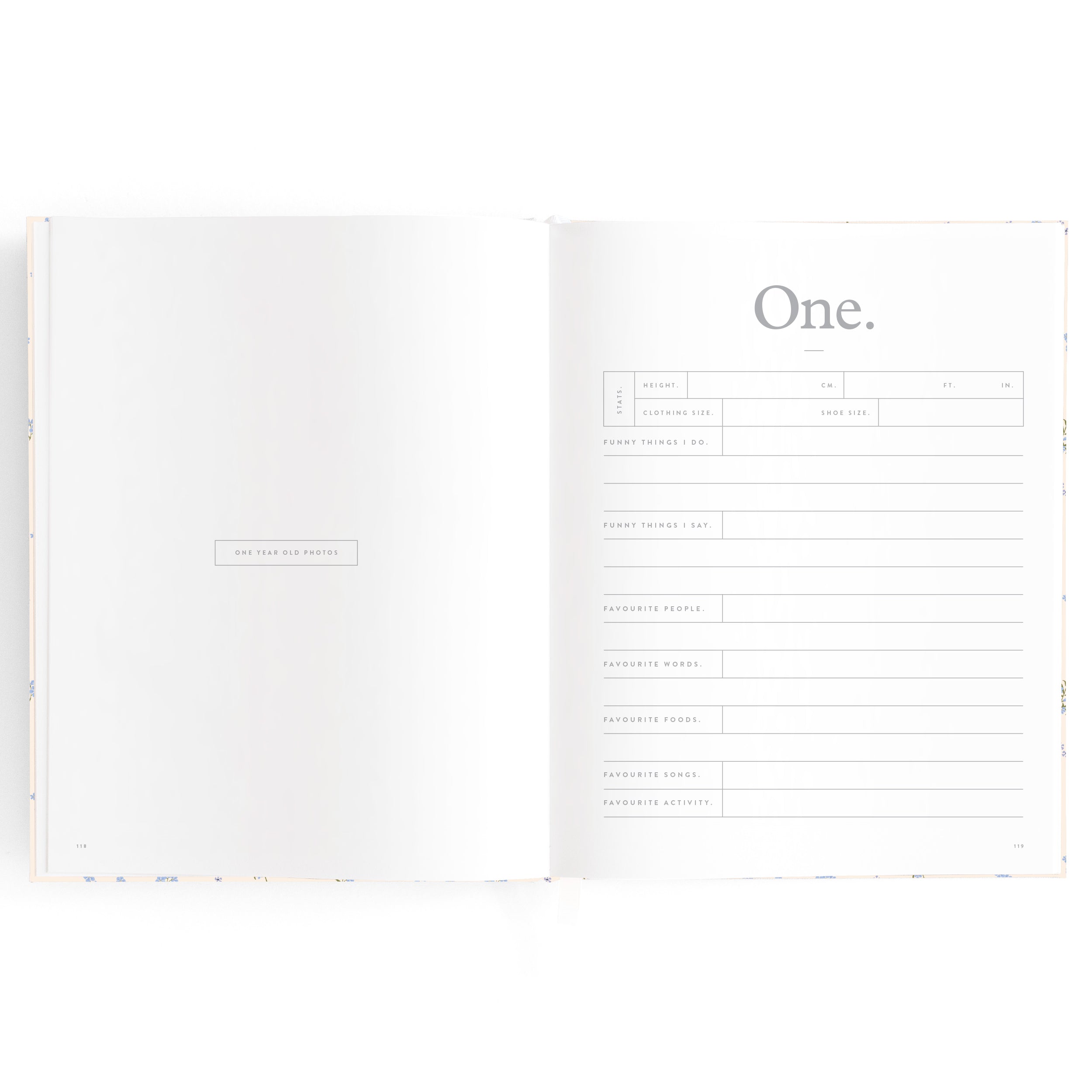 Baby Memory Book Forget-Me-Not | Baby Record Book NZ | My Blanket ...